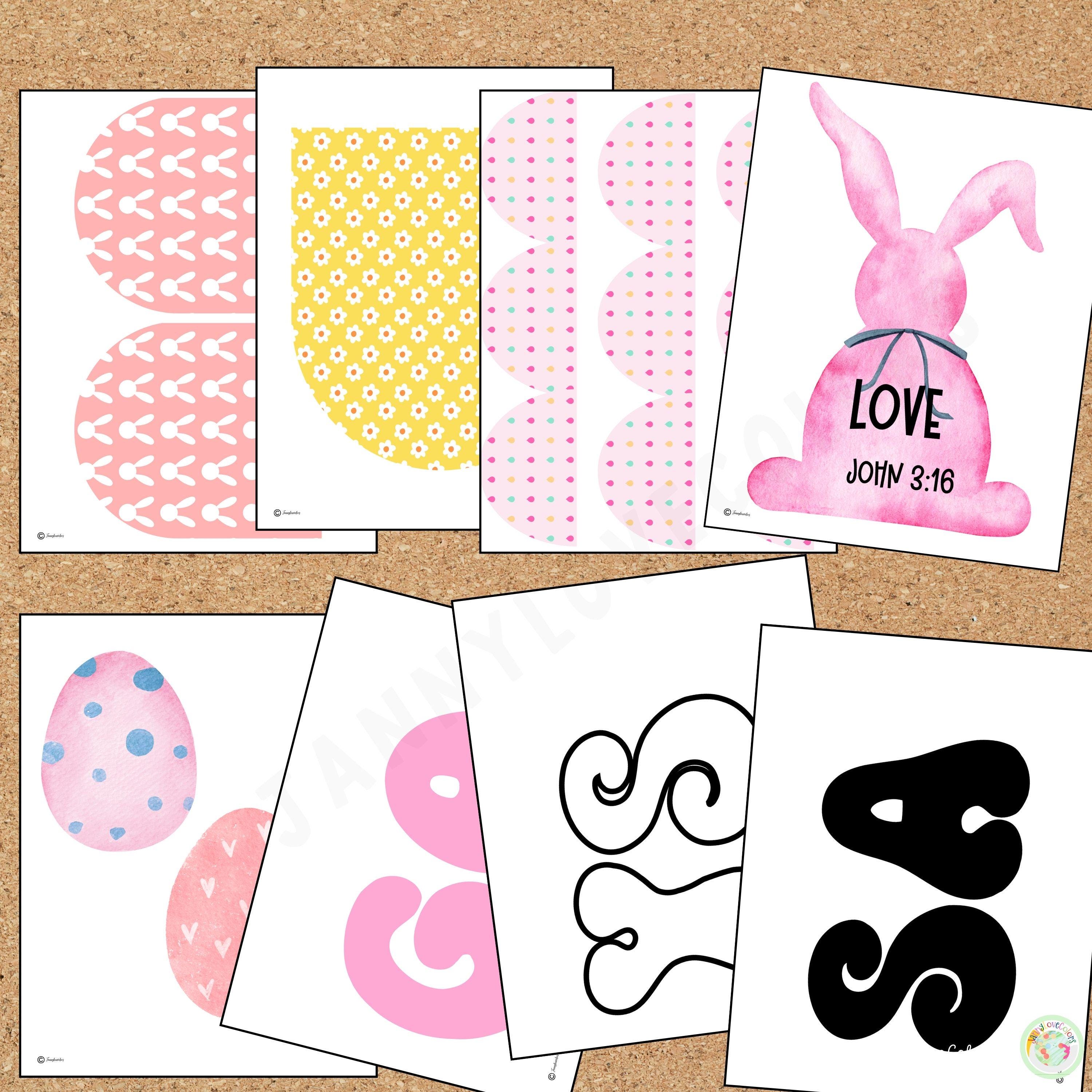 Groovy Spring Easter Bulletin Board Kit: Christian Classroom Decor ...