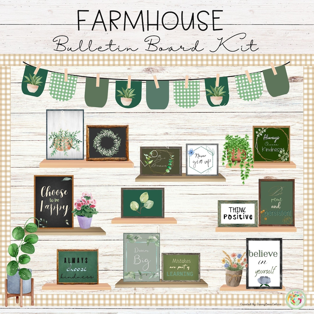 Motivational Quotes Bulletin Board Kit or Classroom Door Includes ...