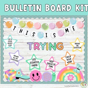 Testing Motivation Bulletin Board Test Prep Tips Bulletin Board Kit - Etsy