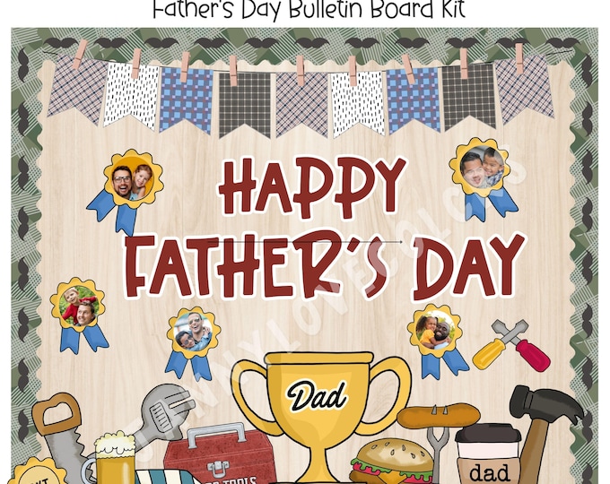 Fathers Day Bulletin Board Printable, June Bulletin Board, Hats off to ...