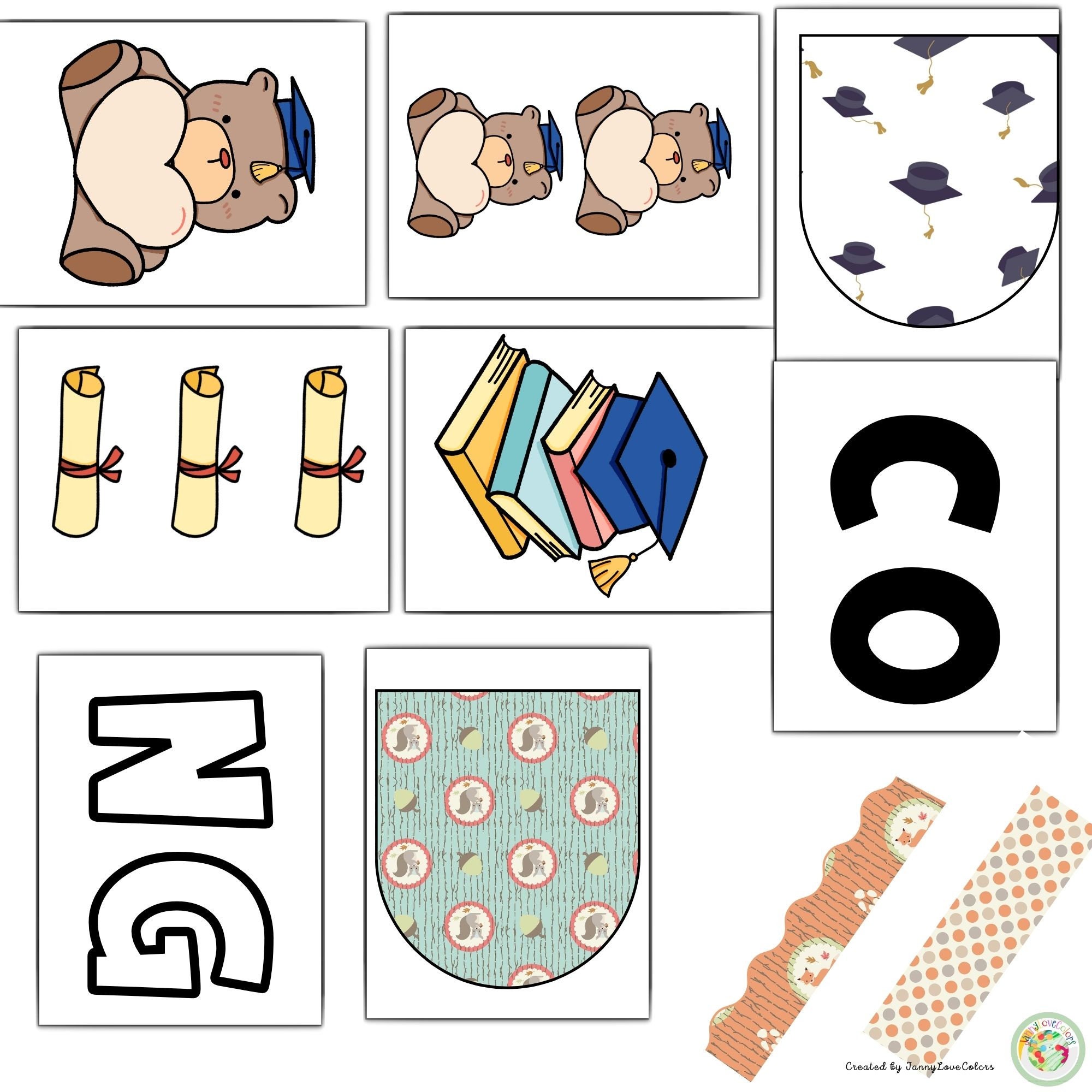 Graduation Bulletin Board Kit Kindergarten Prek Preschool - Etsy