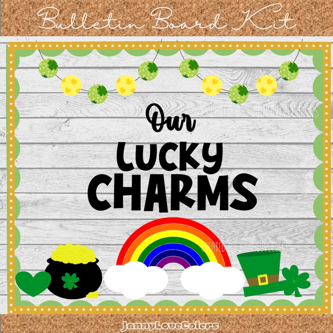 St. Patrick's Day | March Bulletin Board Set | St. Patrick's Day Door ...