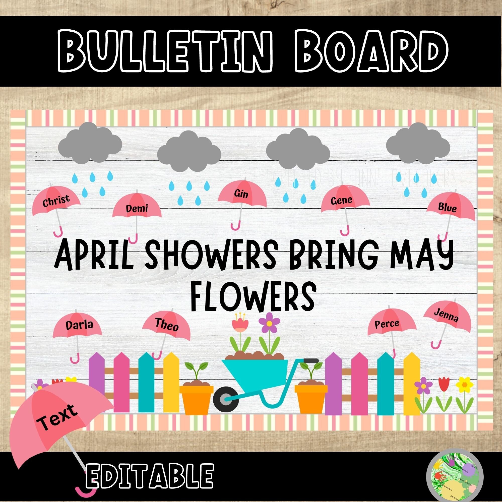 April Showers Banner
