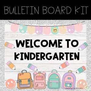 Welcome Back to School Bulletin Board Welcome to Our Class Pastel ...