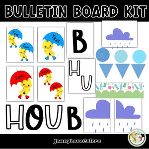 Ducks Spring Bulletin Board Kit or Door Decor, Classroom Decor, Digital ...