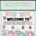 End of Year Bulletin Board, Door Decor, or Poster, Groovy Classroom ...