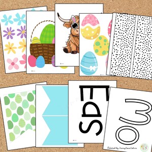 Easter Bulletin Board Kit | Highland Cow Theme | Spring Classroom Decor ...