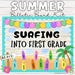Surfboard Bulletin Board: Summer Door Decor (PDF File) - Etsy