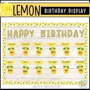 Lemon Classroom Decor Bundle: Modern Farmhouse Theme (editable) - Etsy