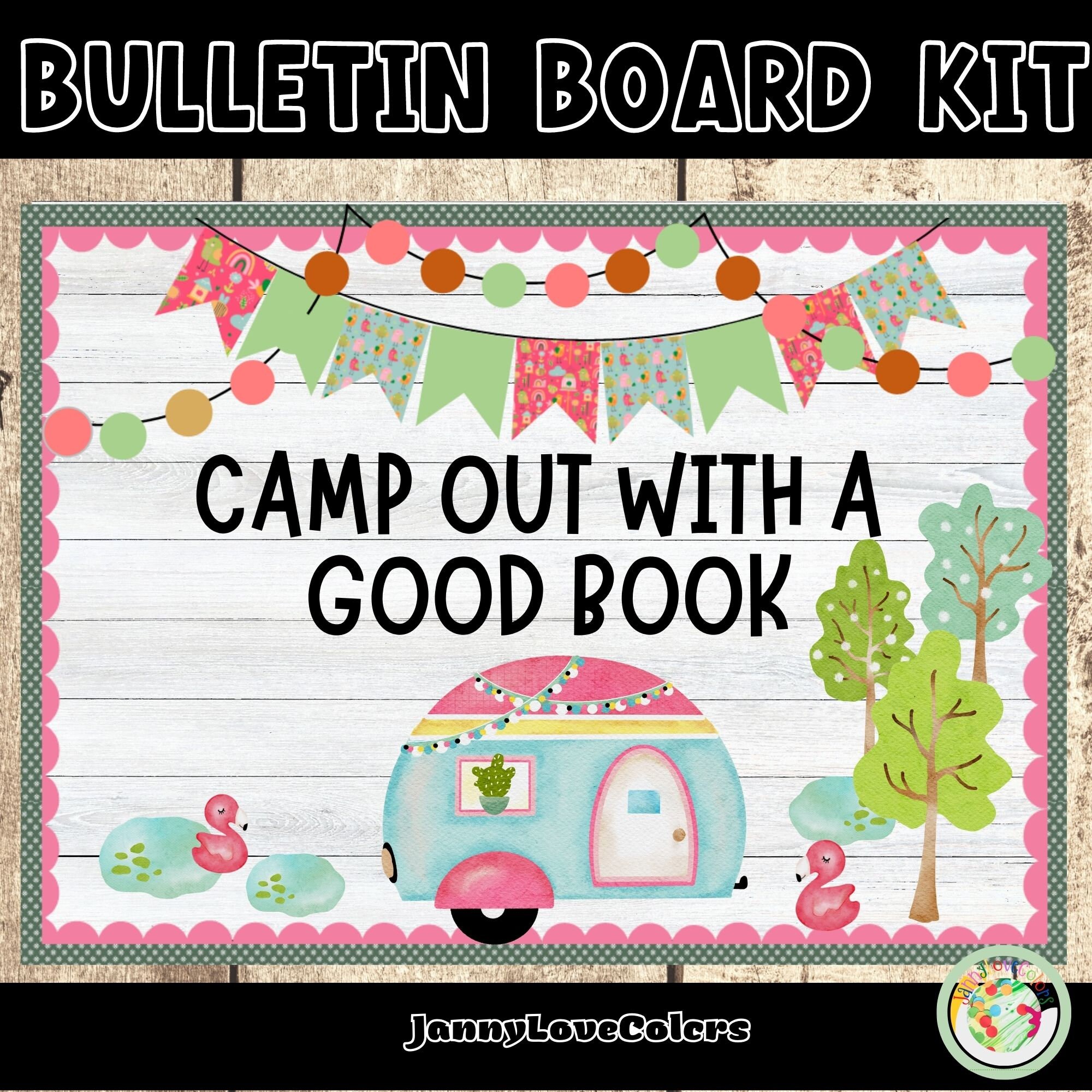 Happy Campers Bulletin Board Summer Door Decor Bulletin Board Camping ...