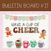 Hot Cocoa Bulletin Board Kit Door Classroom Decor Winter Bulletin ...