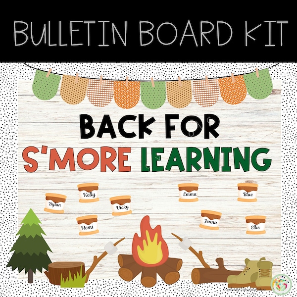 Smore Learning Bulletin Board - Etsy