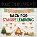 S'more Learning Campfire Bulletin Board Kit, Back to School Camping ...