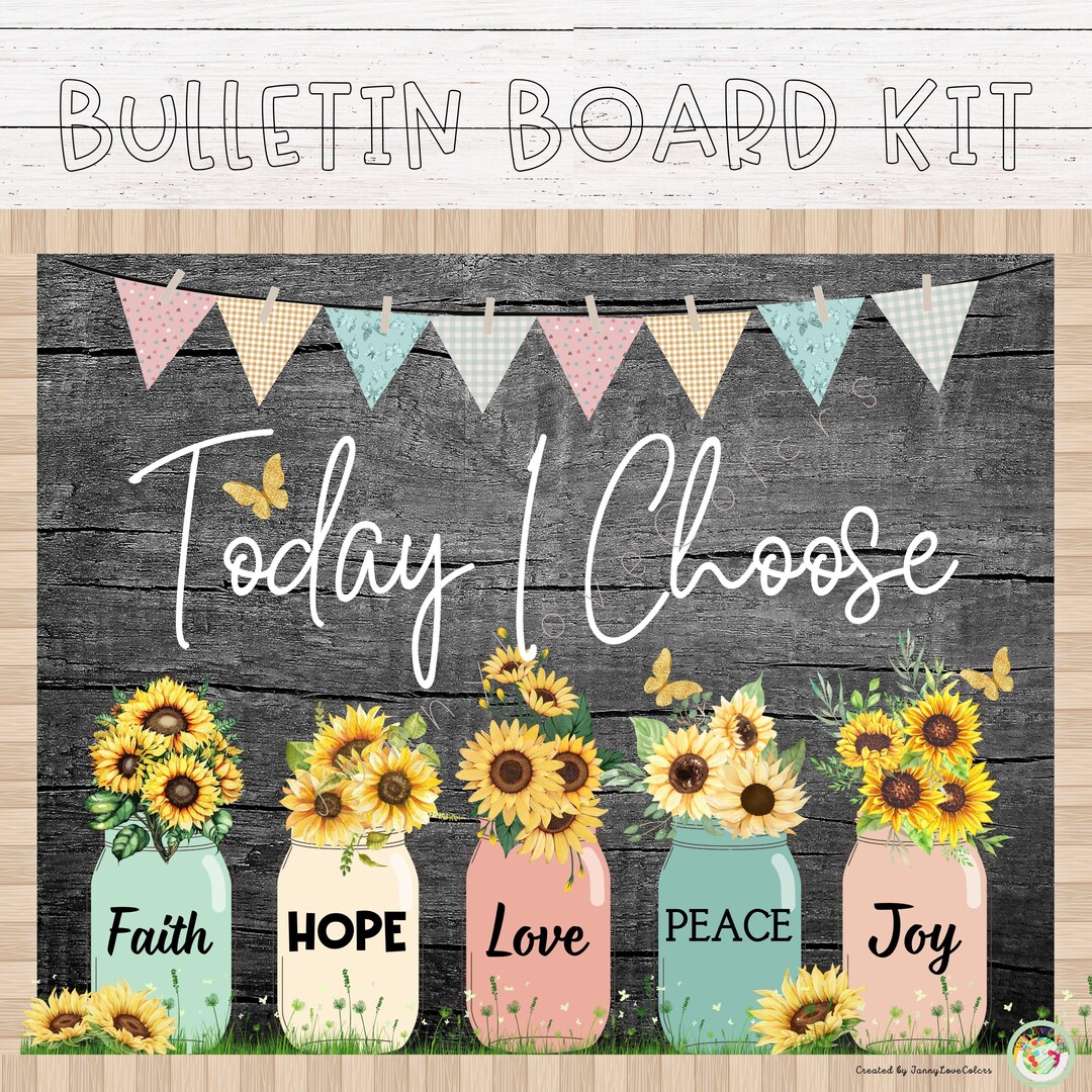 Fall Bulletin Board Kit Christian Classroom Decor Printable Door Decor ...