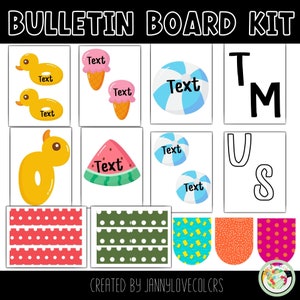 Floating Into Summer Bulletin Board Kit | Door Decor | Classroom Decor ...