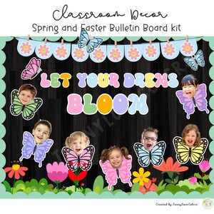 Spring Kindness Bulletin Board | Bloom With Kindness Classroom Decor ...