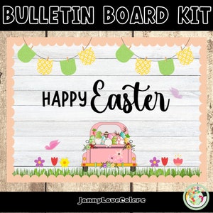 Spring Flower Truck - March Bulletin Board-door Decor- Classroom Decor ...
