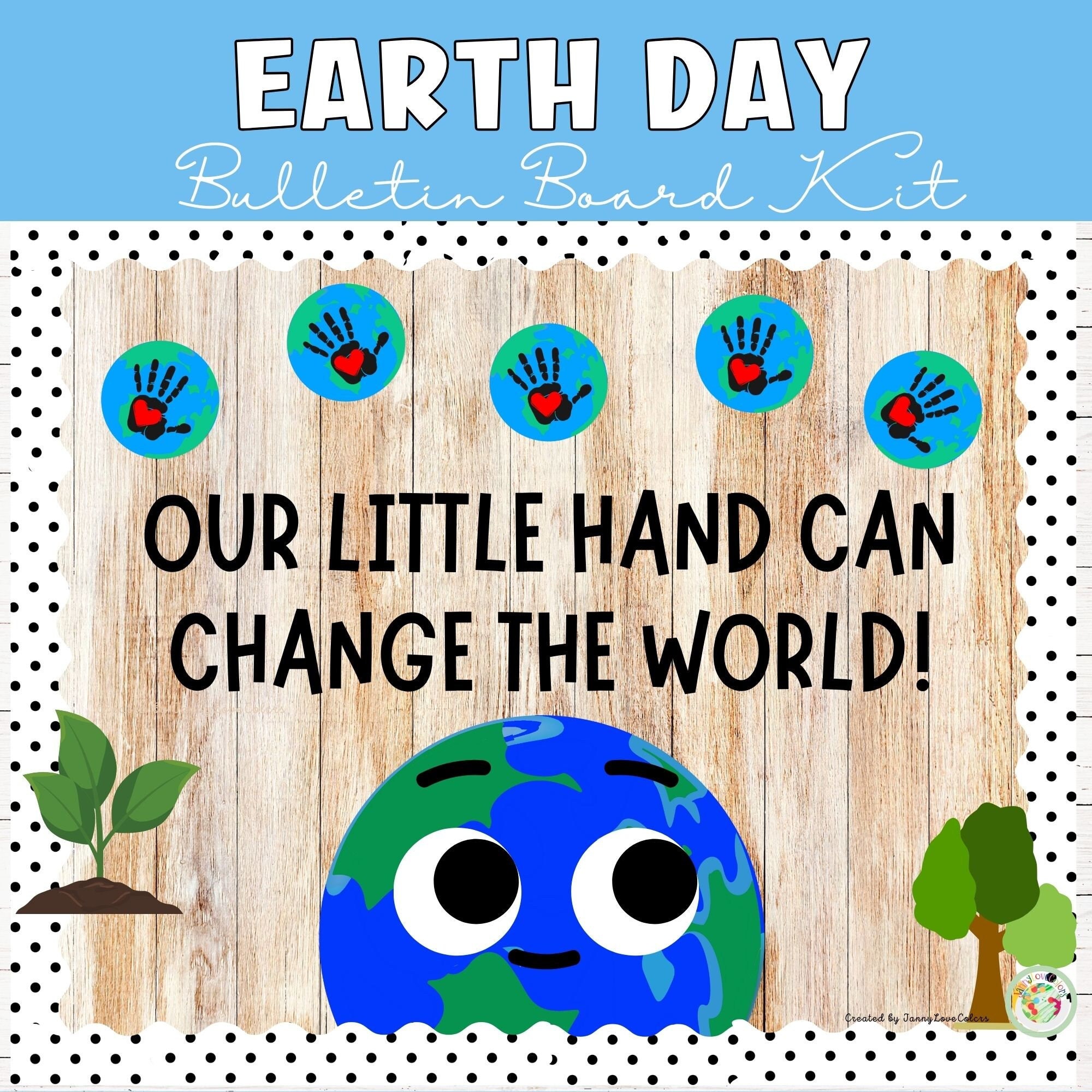 Earth Day Bulletin Board, April Door Decor Classroom Display, Earth Day ...