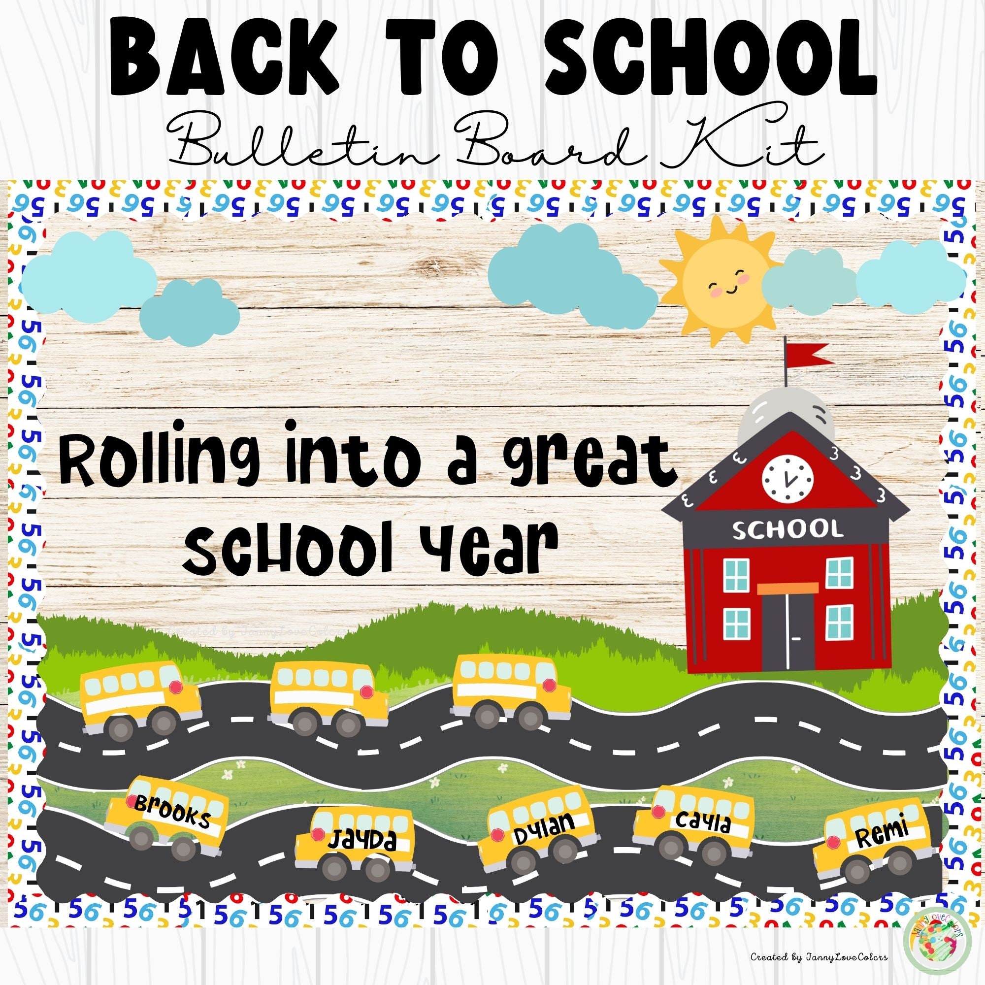 Bus Back to School Bulletin Board Kit | Door Decor | Classroom Decor - Etsy