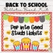 Back to School Popcorn Bulletin Board, Door Decor or Poster - Etsy