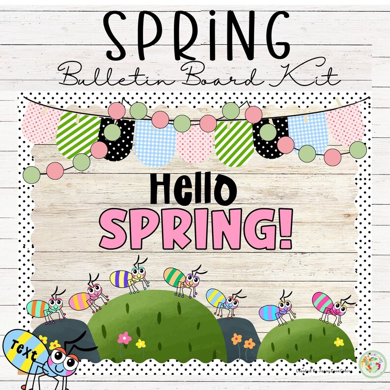 Marching Into Spring Bulletin Board Kit: Classroom Decor (digital ...