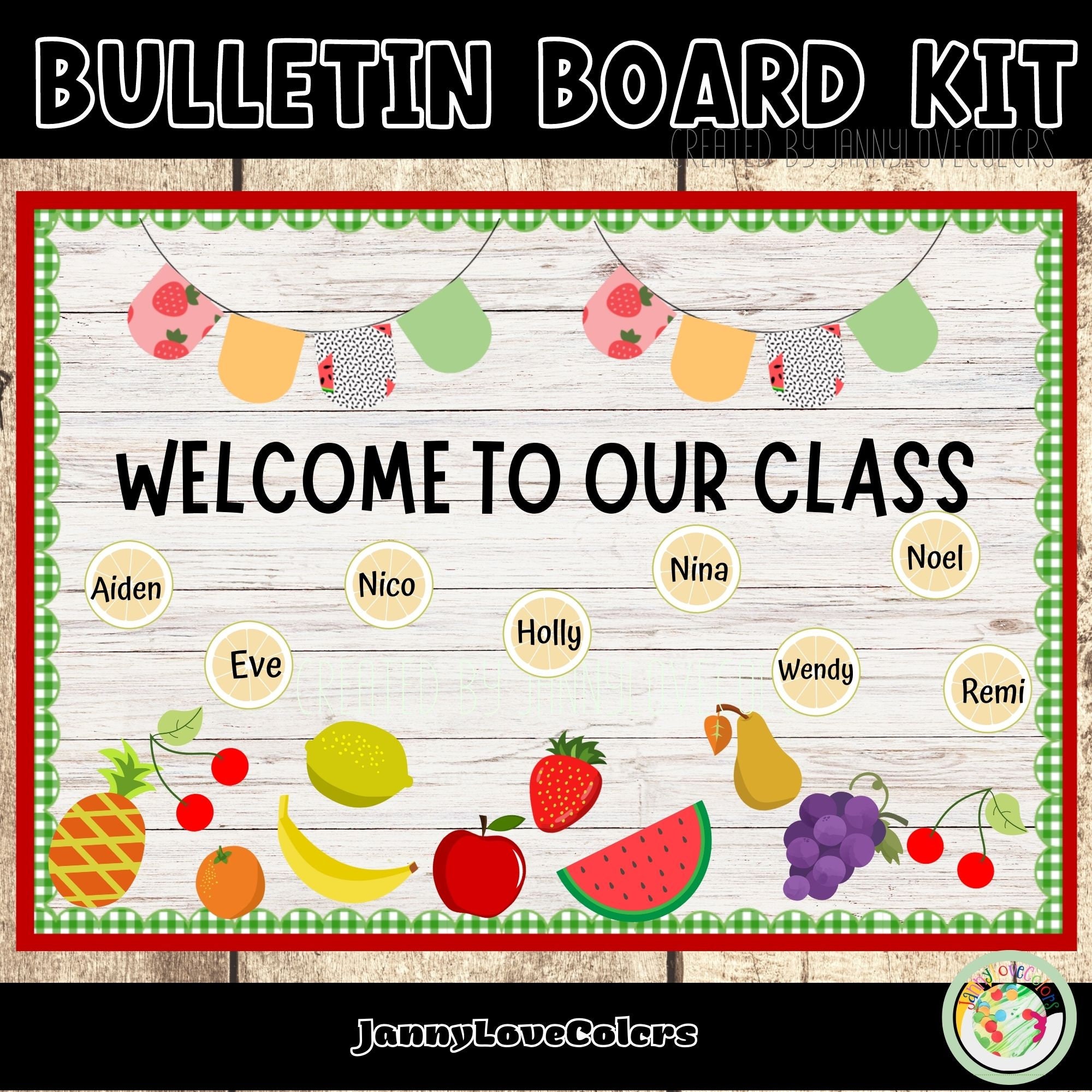 Fruit of the Spirit - Christian - Church Bulletin Board Kit-summer ...