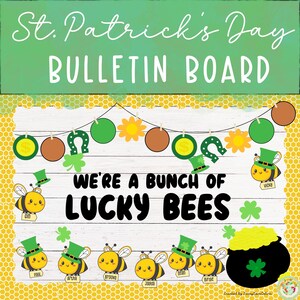 St. Patrick's Day Bulletin Board and Door Decor | Luck Themed Bulletin ...