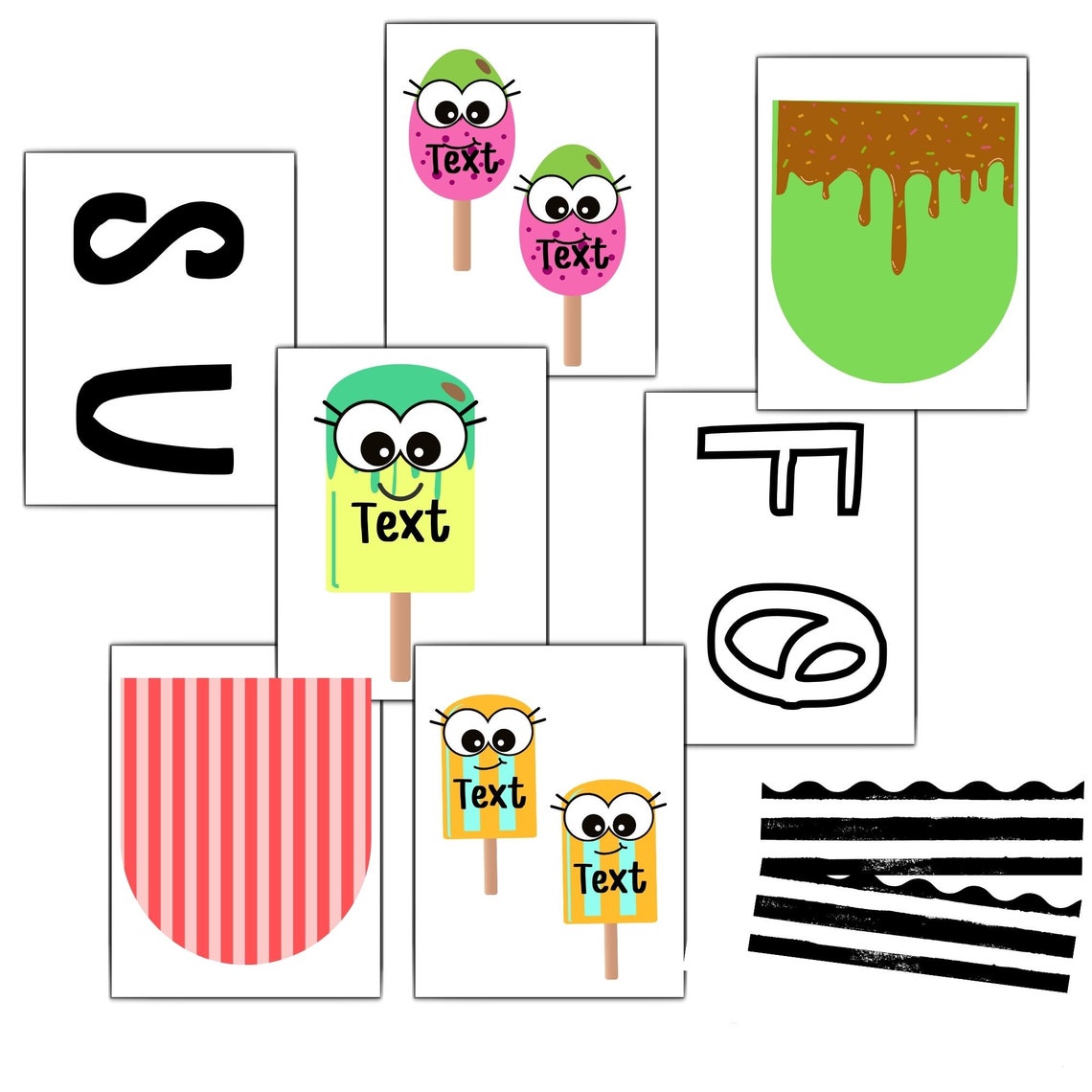 Spring Bulletin Bulletin Board Summer Popsicle Door Decor Popsicle ...