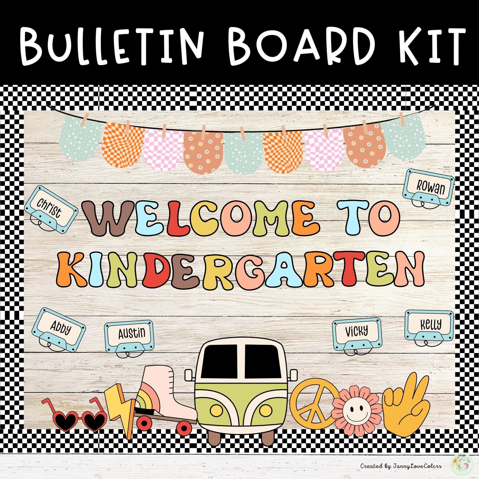 Welcome to Our Crew Back to School Bulletin Board Door Kit Editable ...