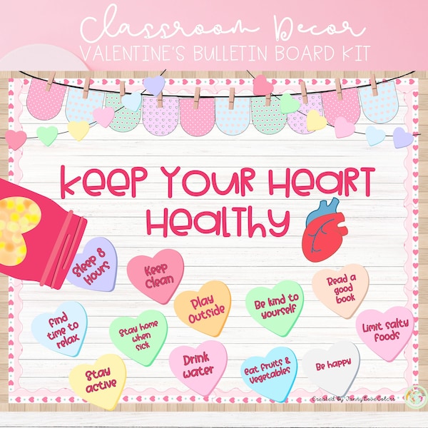 Heart Healthy Bulletin Boards - Etsy