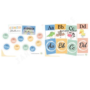 Modern Boho Classroom Decor Bundle: Calming Pastel Colors - Etsy