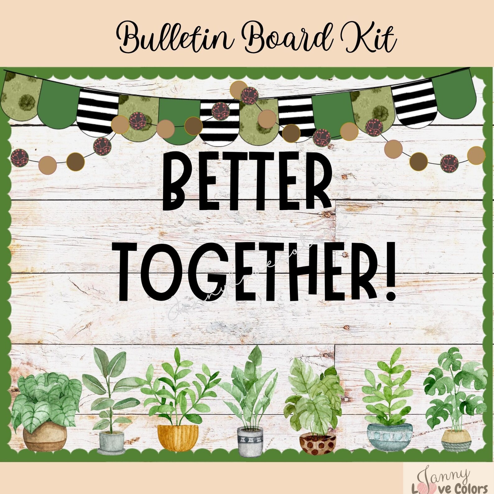 Boho Plant Classroom Decor Bundle: Editable Posters, Labels (digital ...