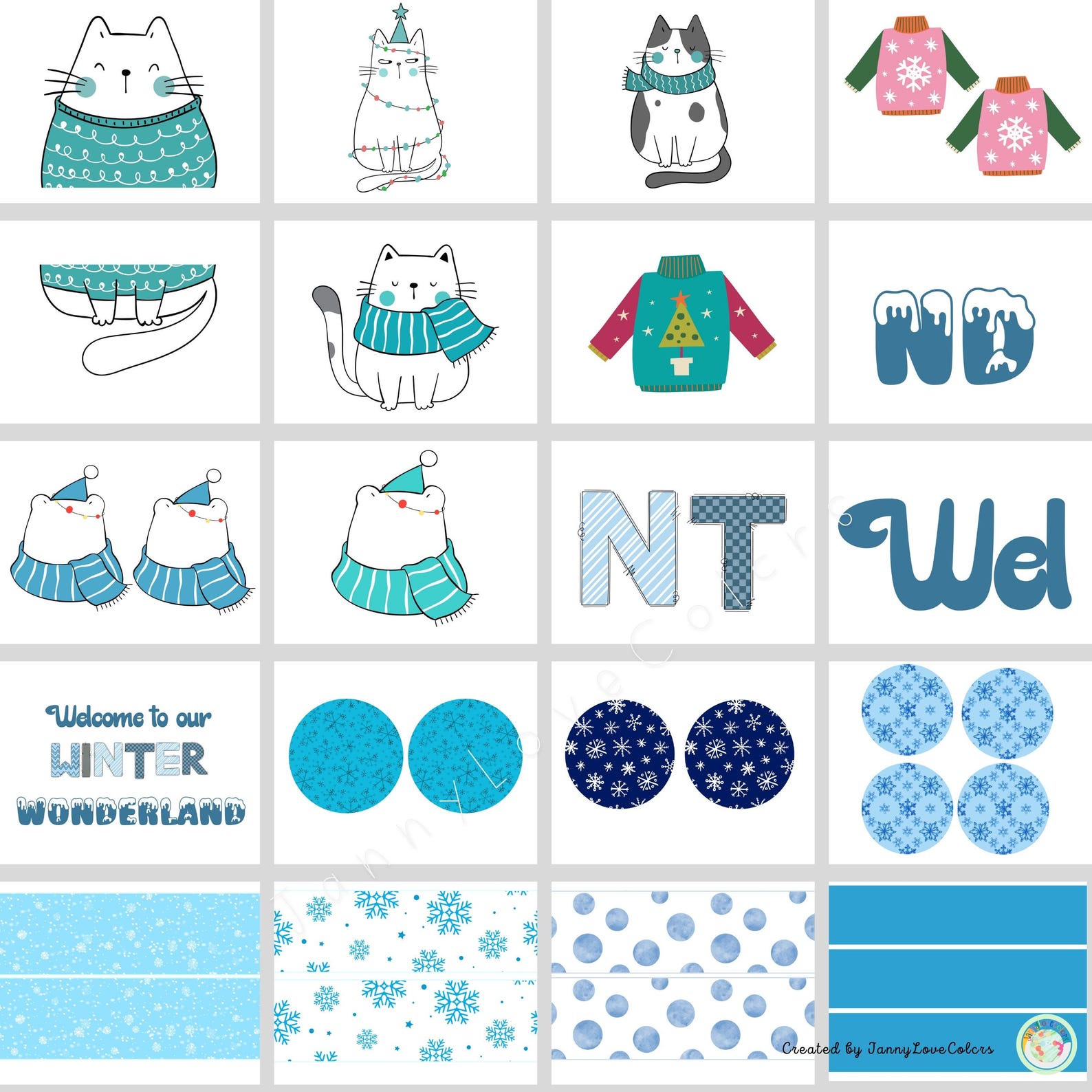 Winter Wonderland Bulletin Board Kit: Classroom Decor (digital Download ...