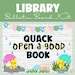 Reading Bulletin Board Spring Summer Library Boards Door Decor - Etsy