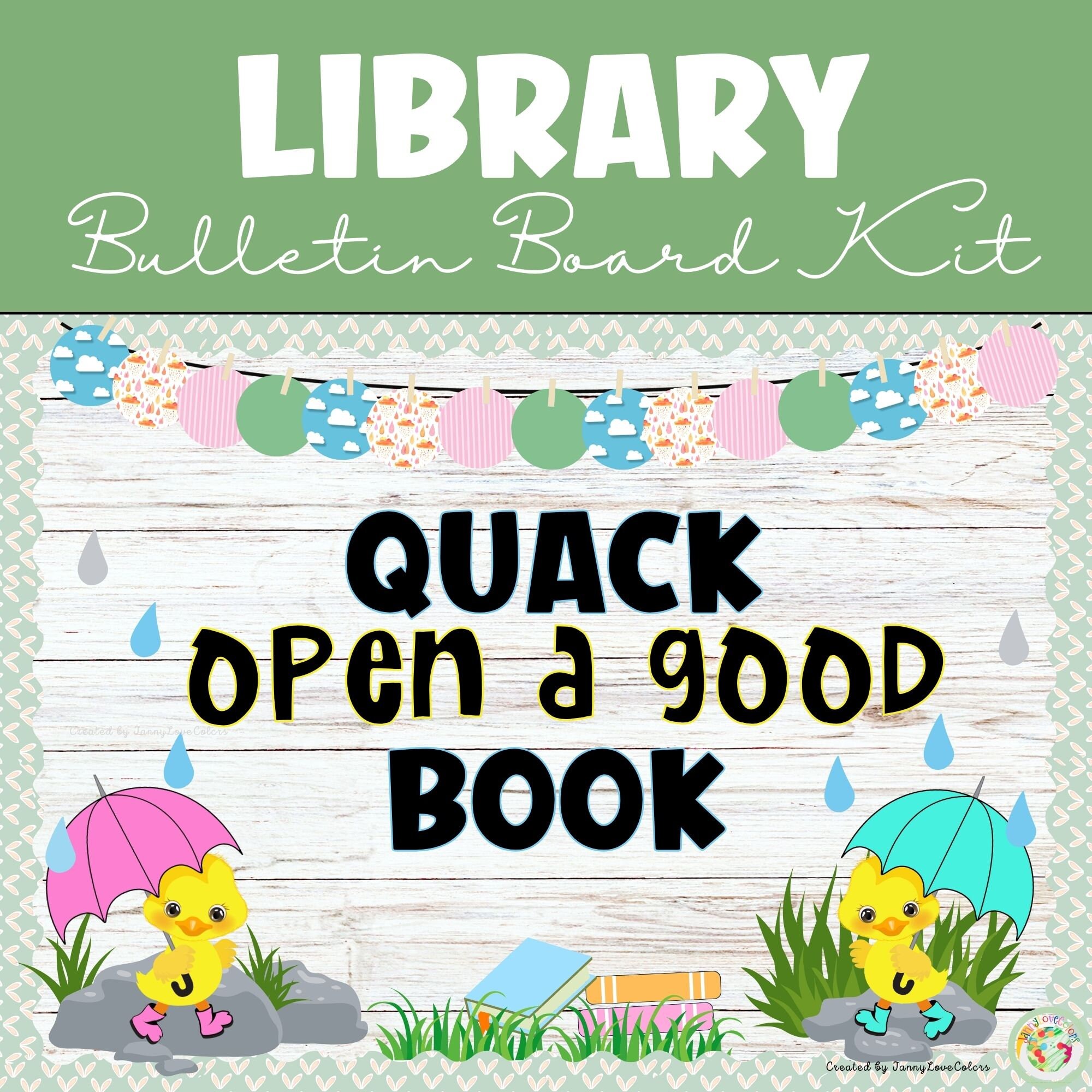 Reading Bulletin Board Spring Summer Library Boards Door Decor - Etsy