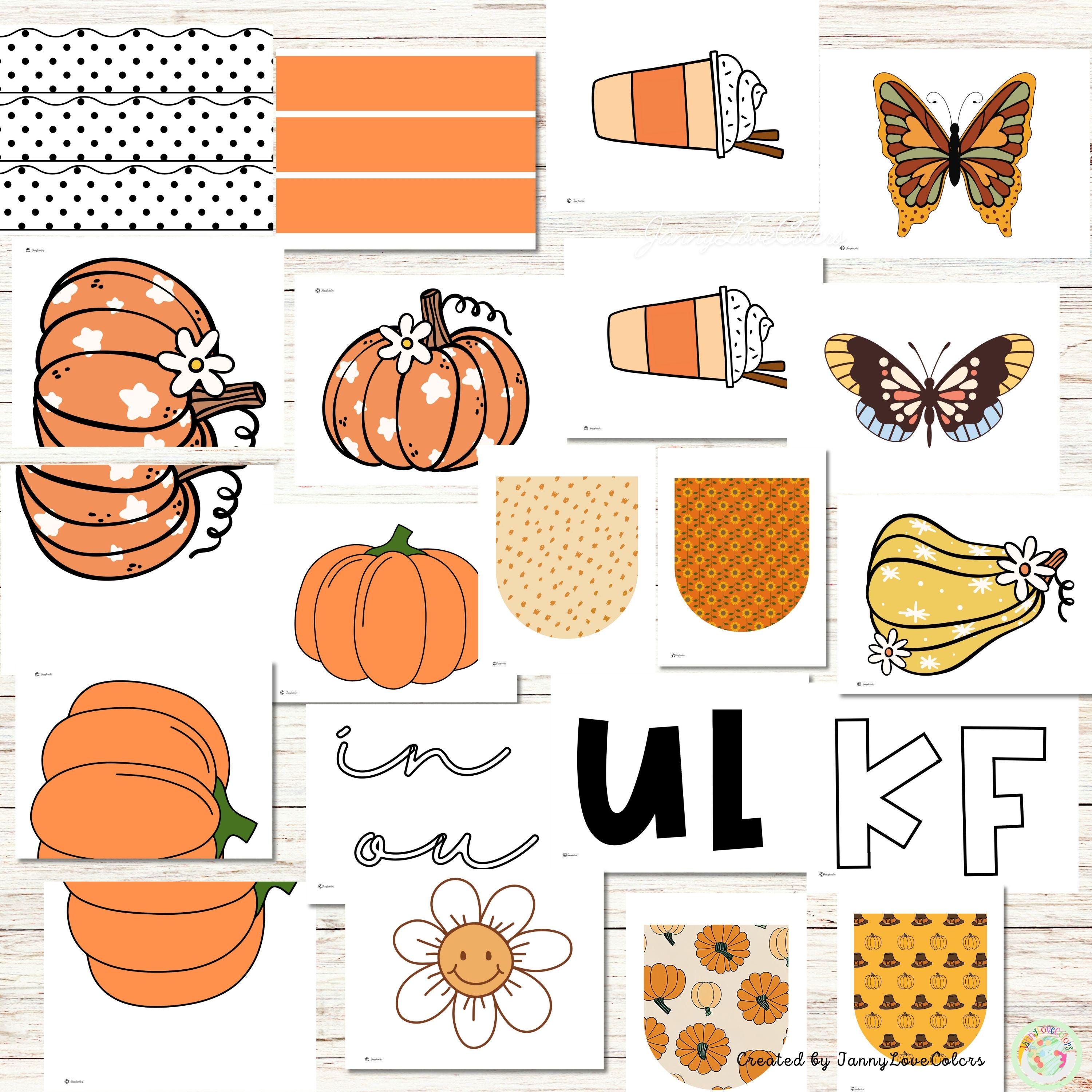 Thanksgiving Bulletin Board Kit: "in Our Thankful Era" Classroom Decor ...