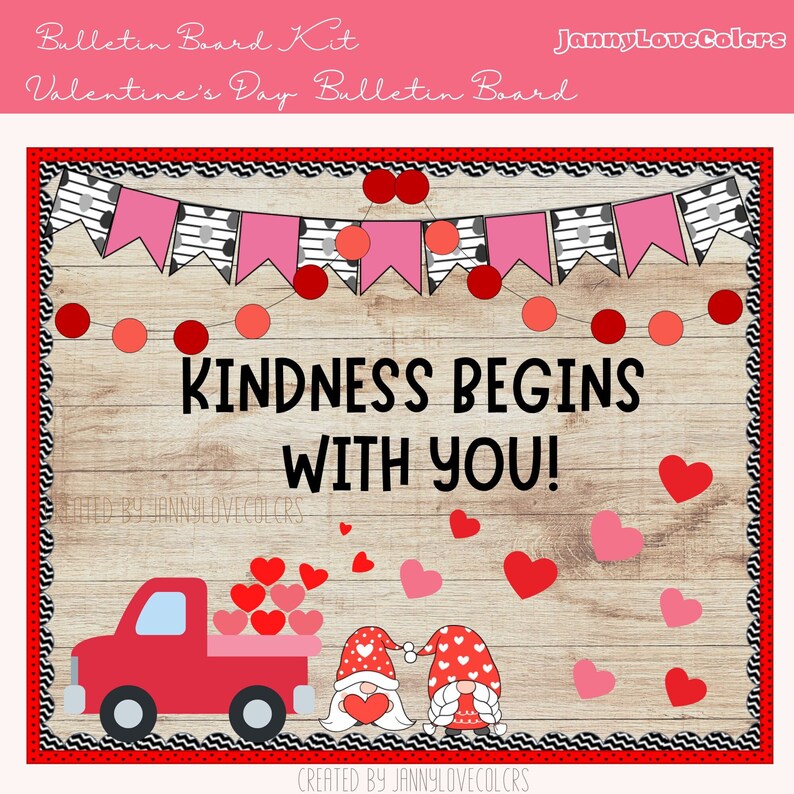 February Bulletin Board Kit Classroom Decor Bulletin Boards - Etsy