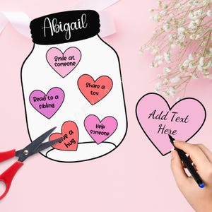 Valentine's Day Bulletin Board Kit Kindness Writing Activity February ...