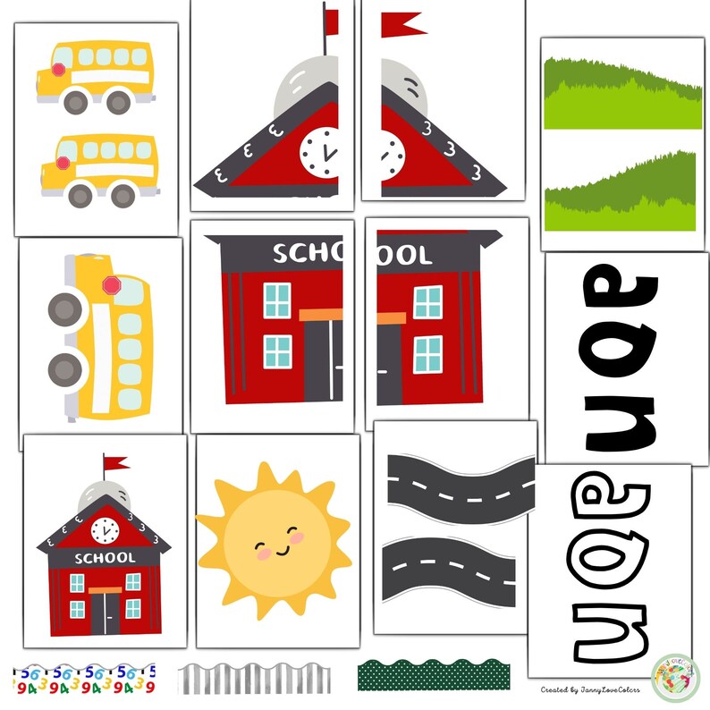 Bus Back to School Bulletin Board Kit | Door Decor | Classroom Decor - Etsy