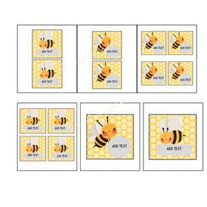 BEE Editable Name Tags Spring Summer Bulletin Board Decorations - Etsy
