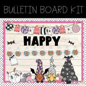 Halloween Bulletin Board Halloween Classroom Door Decor October ...