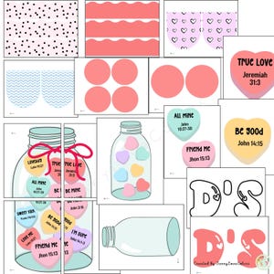 God's Conversation Hearts Bulletin Board Kit: Christian Classroom Decor ...