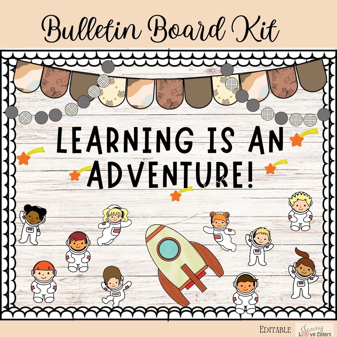 Welcome to Outer Space Bulletin Board Kit Classroom Decor - Etsy