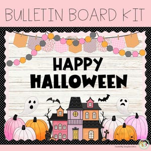 Halloween Bulletin Board Kit October Bulletin Board - Etsy
