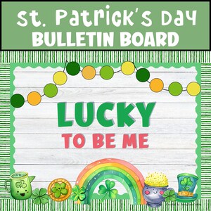 St. Patrick's Day | March Bulletin Board Set | One Lucky Class ...