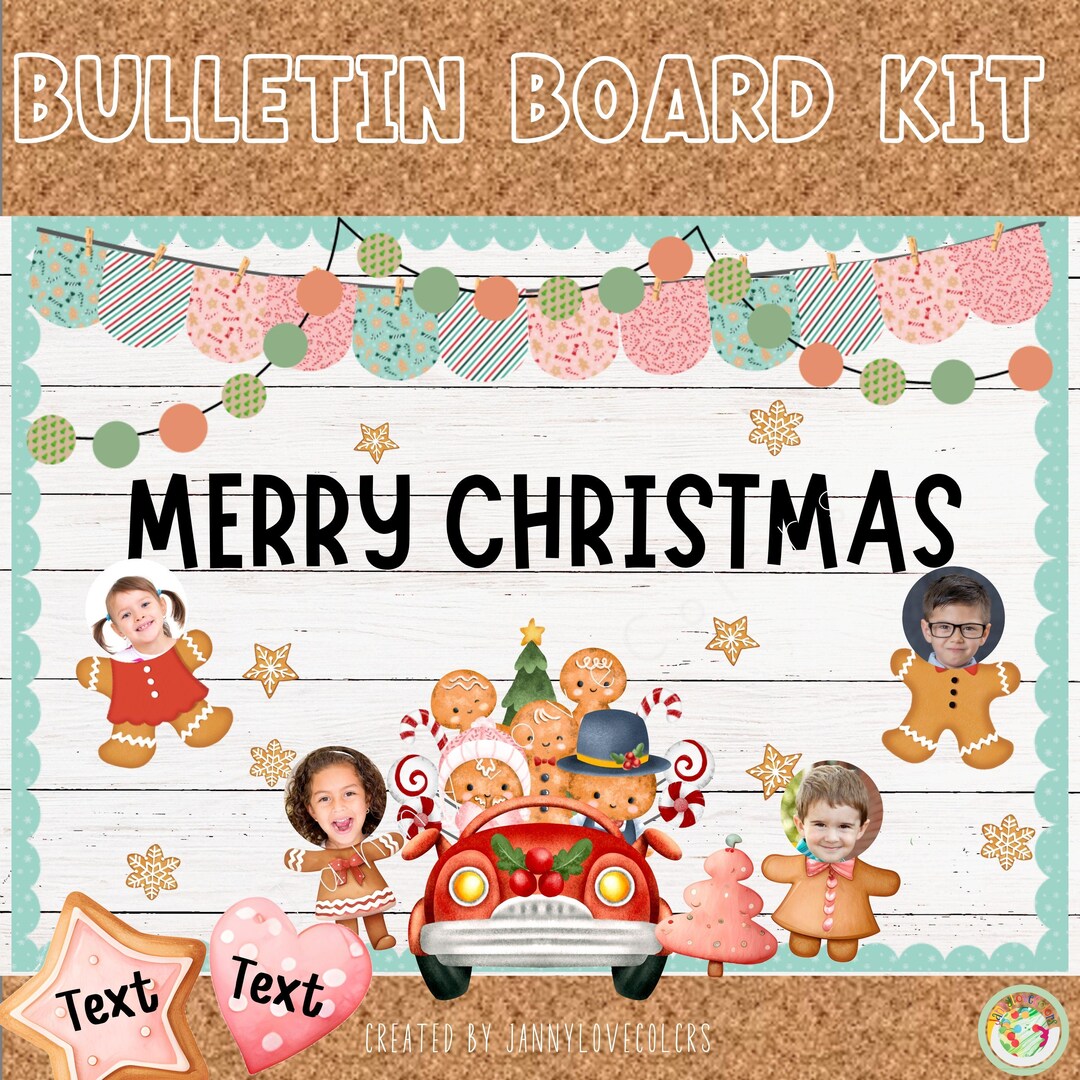Gingerbread Bulletin Board | Christmas Classroom Decor | Smart Cookies ...