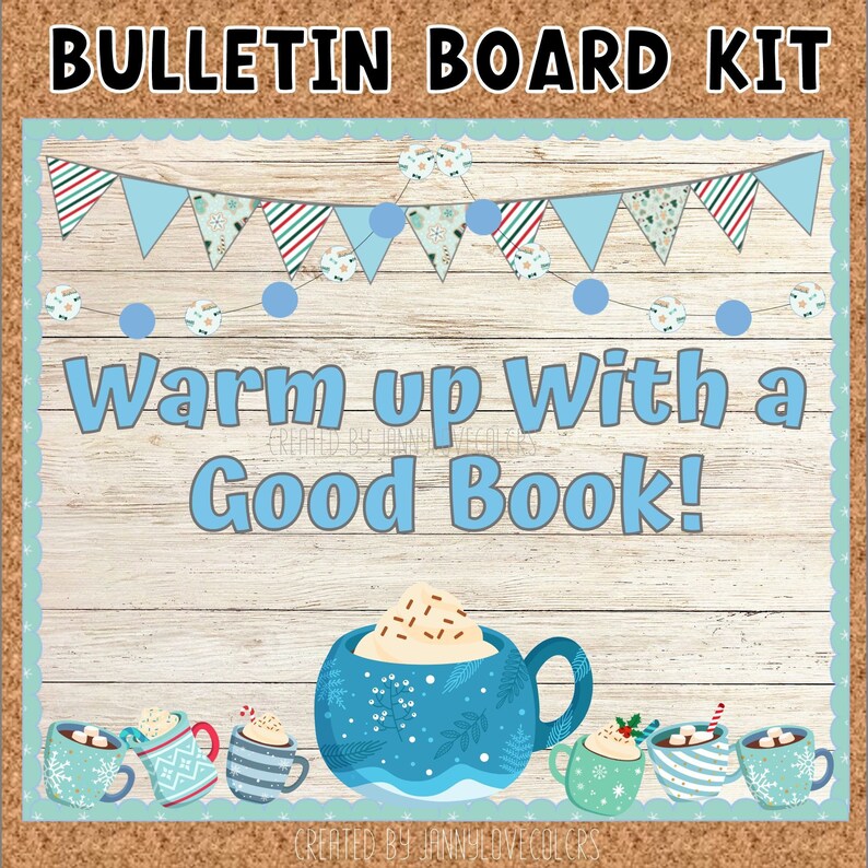 Winter Hot Cocoa Bulletin Board Set: Classroom Decor (digital Download ...
