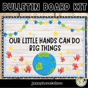 Earth Day Bulletin Board Kit | Classroom Bulletin Board | Earth Day ...