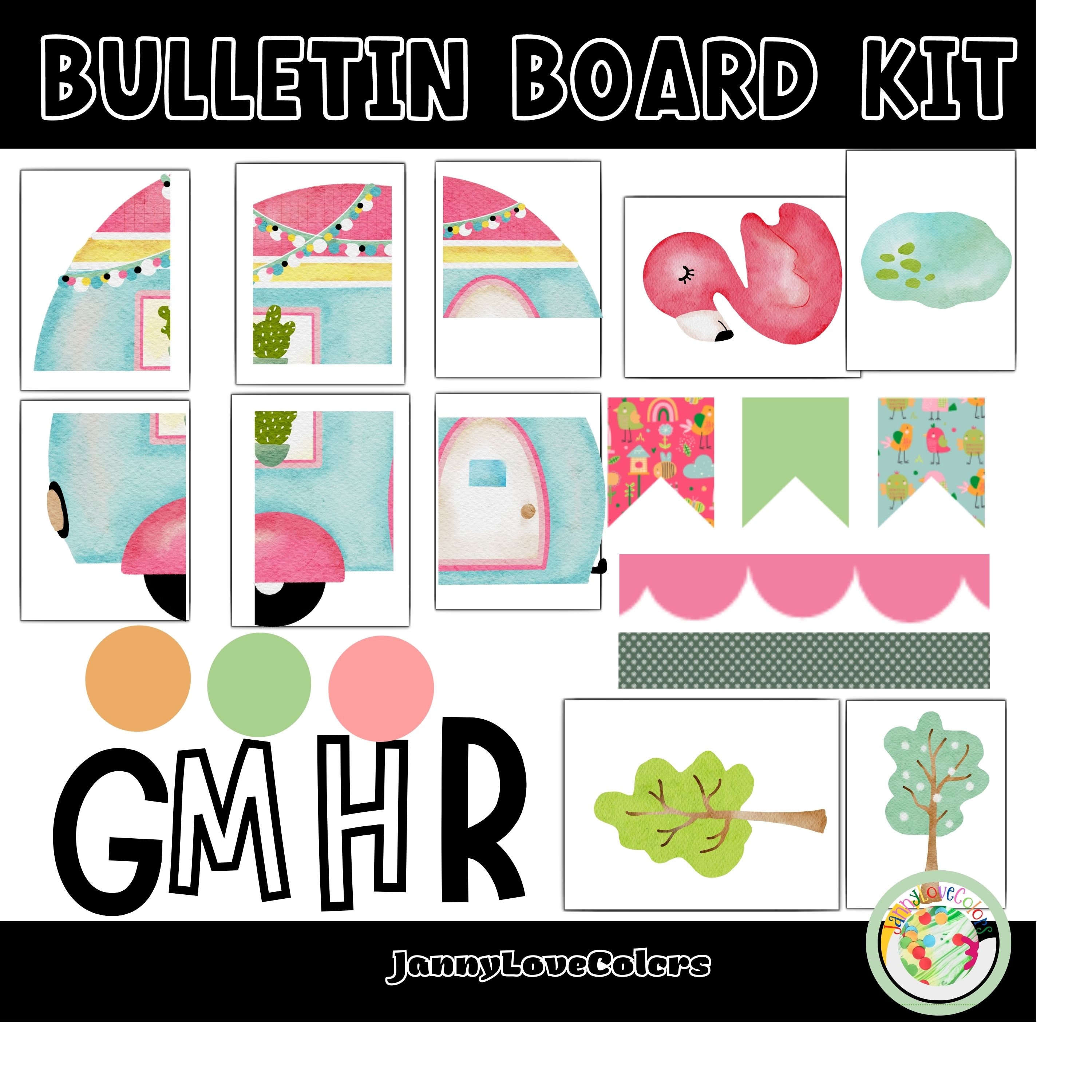 Happy Campers Bulletin Board Summer Door Decor Bulletin Board Camping ...