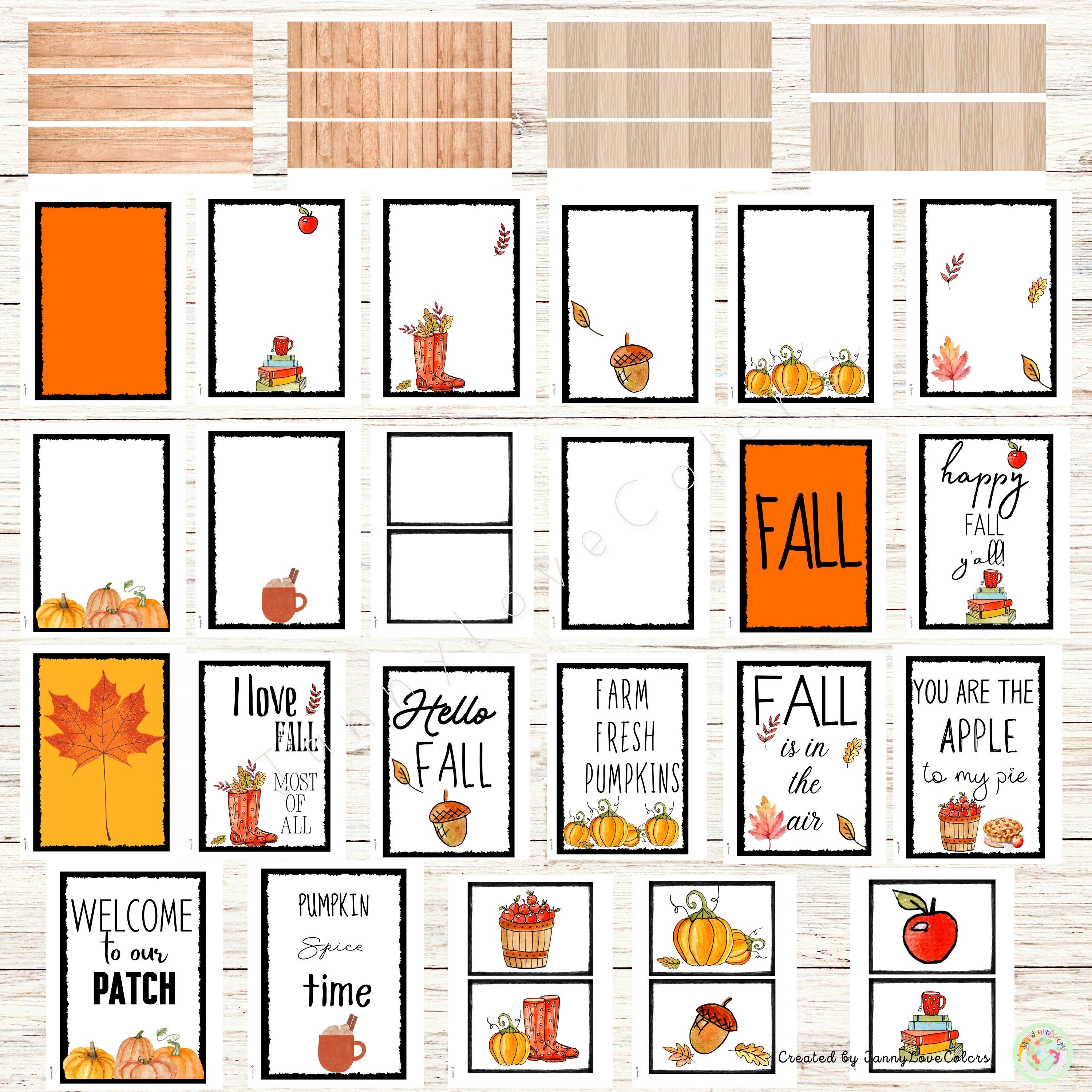 Fall Quotes Bulletin Board Kit Door Decor Classroom Door - Etsy